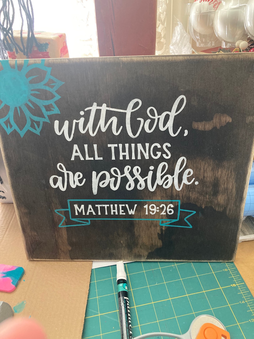 Rustic Bible Verse Sign - Etsy