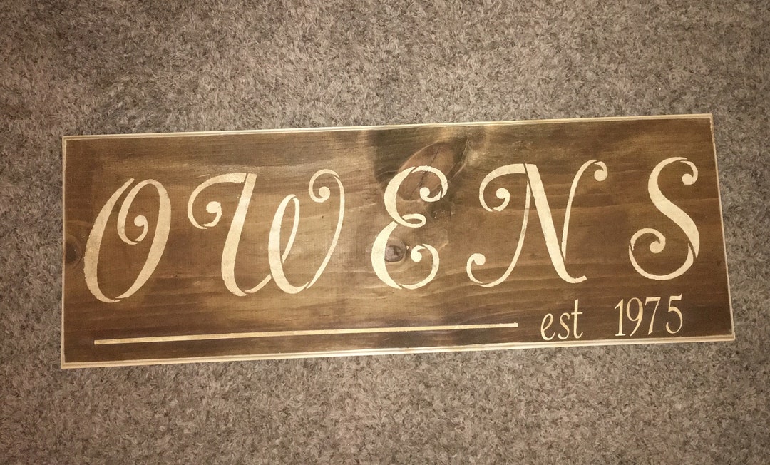 Custom Wood Name Signs - Etsy
