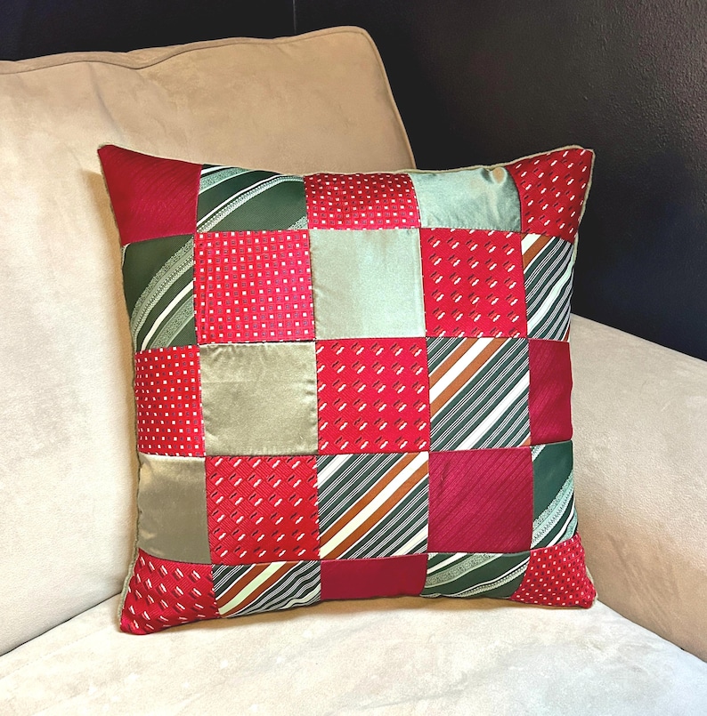 Custom Necktie Pillow Keepsake: Handmade Memory Pillow - Etsy
