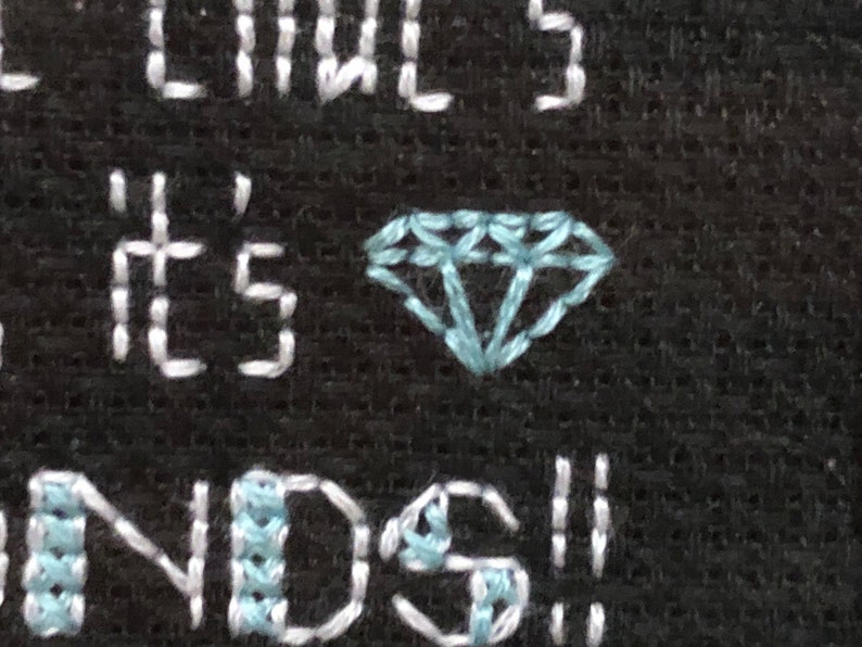 Erika Jayne's Housewives Tagline Embroidery Cross Stitch - Etsy