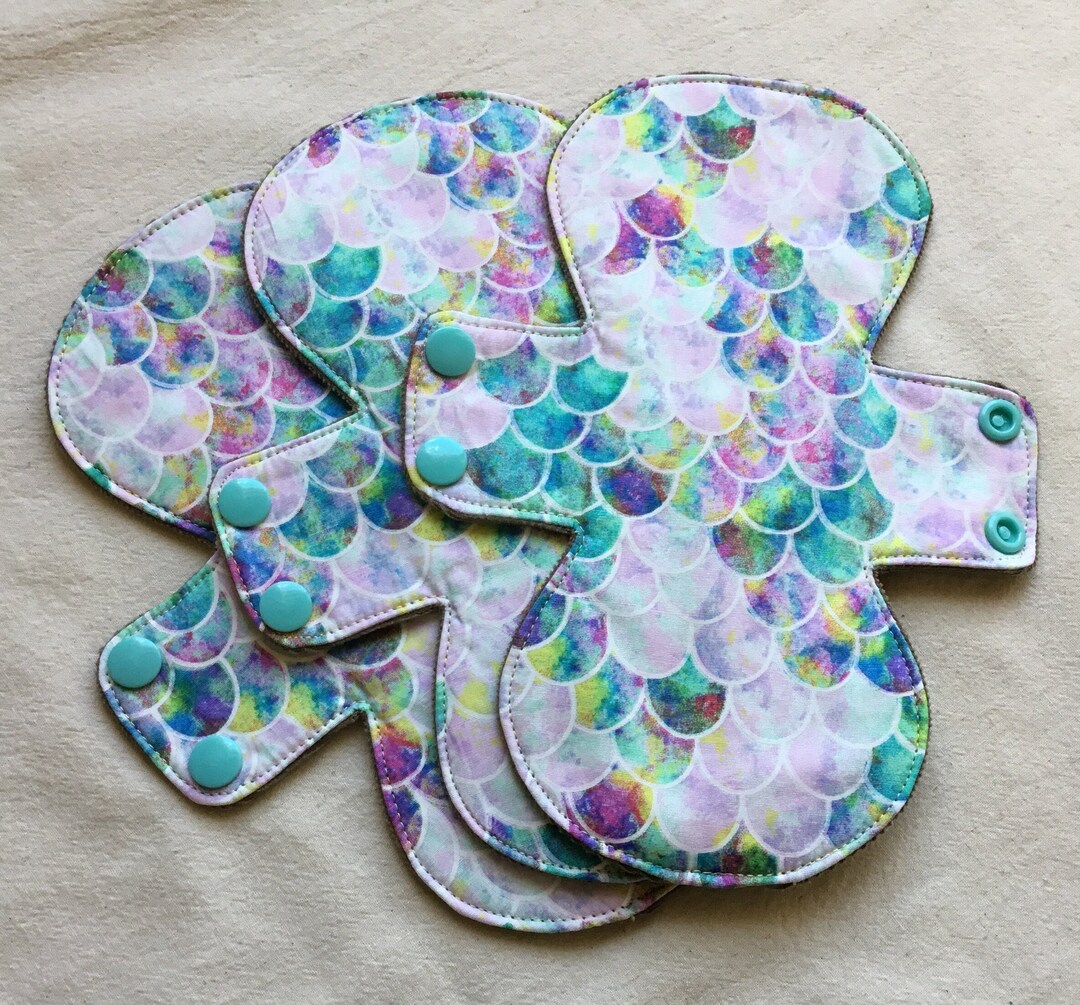 Set of 3 Symmetrical Flare Regular Absorbency Cloth Pads - Etsy