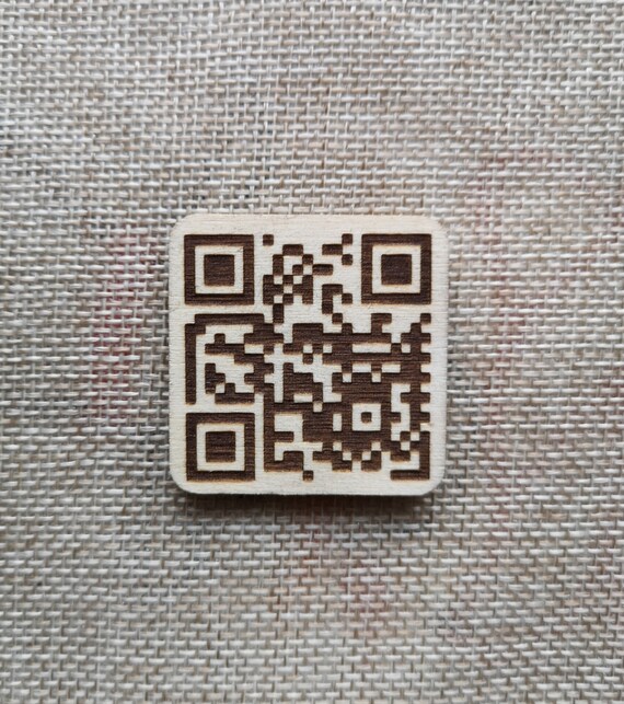 Qr-code Magnet QR Code Personalisiert Kühlschrankmagnet Aus - Etsy