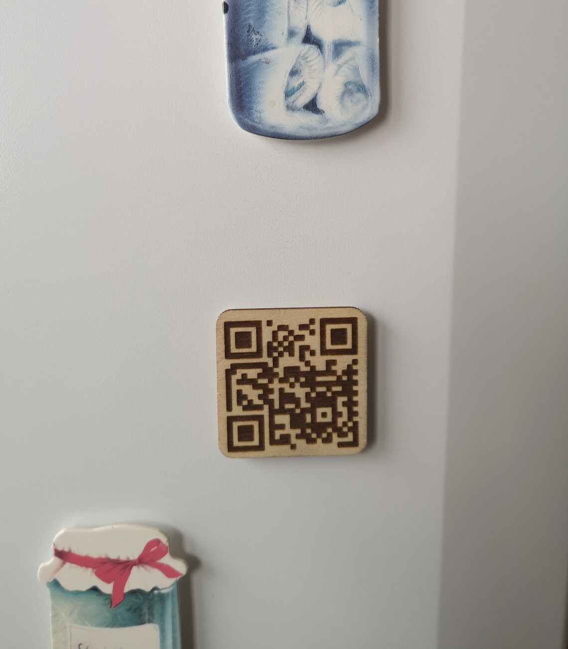 Qr-code Magnet QR Code Personalisiert Kühlschrankmagnet Aus - Etsy