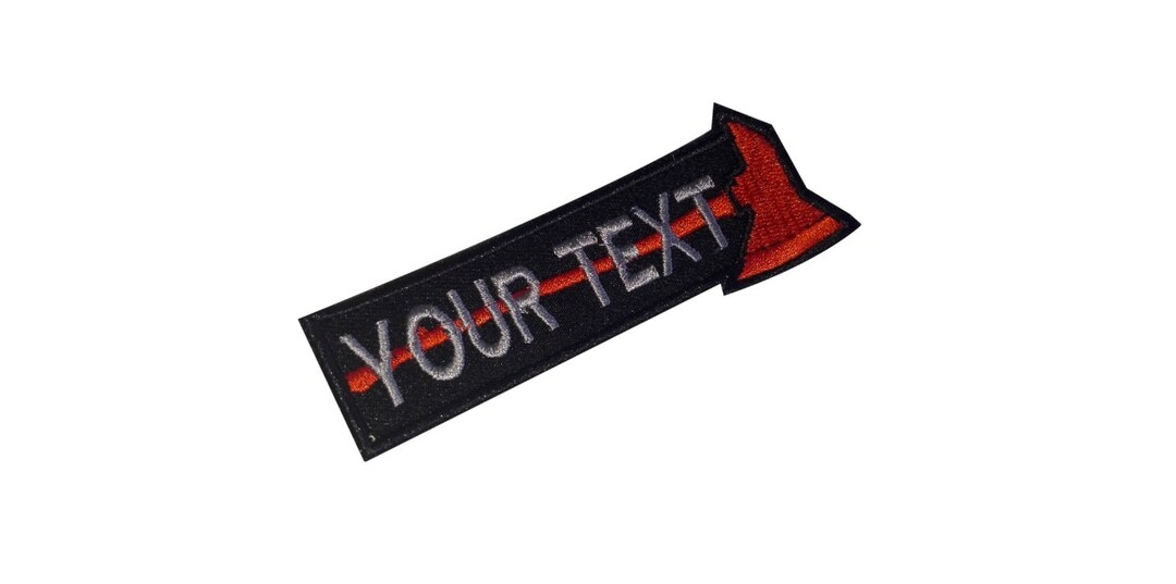 2 Pcs Firefighter Custom Name Thin Red Line Axe Embroideoral Patch Rescue EMT EMS Fire Man - Etsy