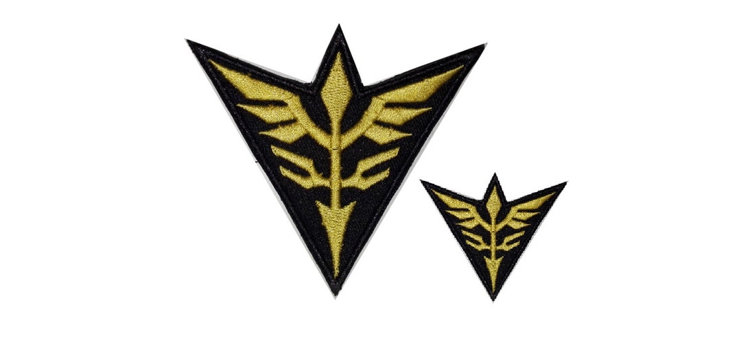 2 Pcs Gundam Neo Zeon Military Tactical Embroidery Morale Patch Hook ...