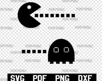 Pacman svg | Etsy