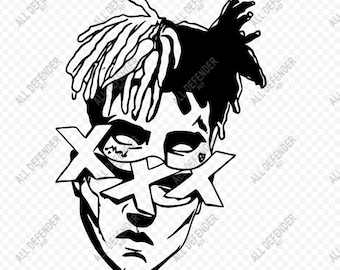 Xxxtentacion drawing | Etsy