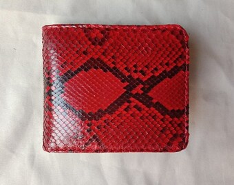 Red Snake Skin Purse - Etsy
