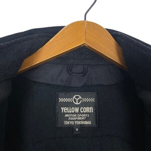 Vintage Yellow Corn Motorcycle Riding Jacket Big Logo Men’s Medium Size ...