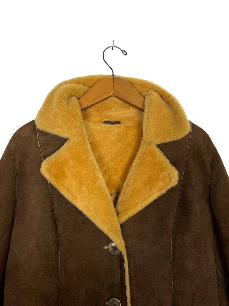 Vintage Ottimo Braccio Shearling Jacket Made in Italy - Etsy