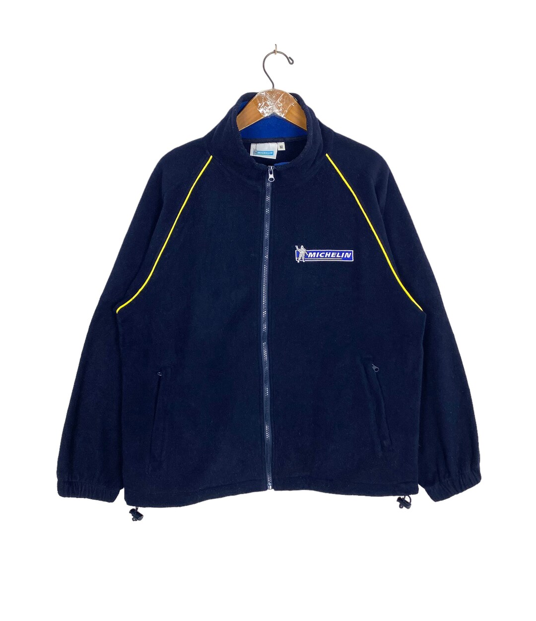 Vintage Michelin Fleece Zipper Script Logo Men’s Medium Size Rare - Etsy