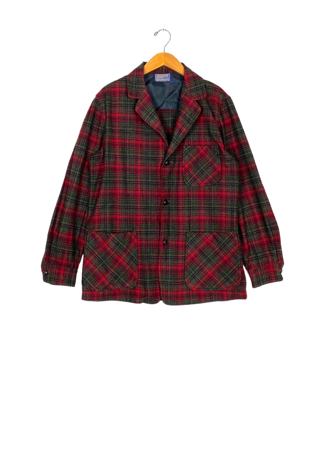 Vintage Pendleton Woolen Mills Jacket Tartan Plaid Men’s Medium Size ...