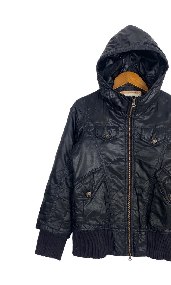 Vintage Von Dutch Puffer Hoodie Bomber Jacket Women’s… - Gem