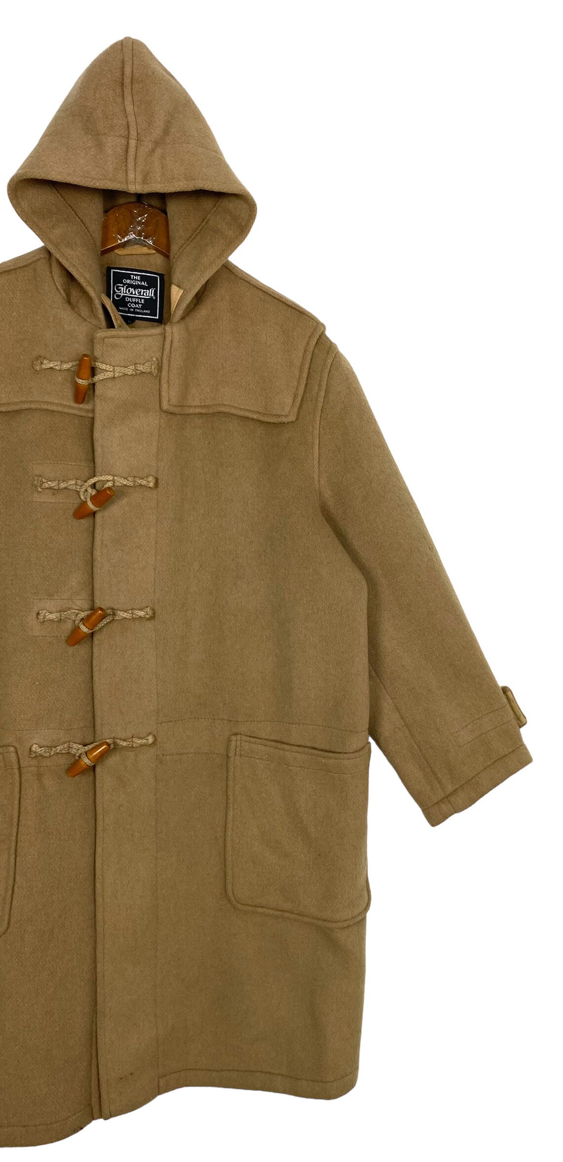 Vintage Gloverall Wool Duffle Coat Made in England Mens Medium Size ...