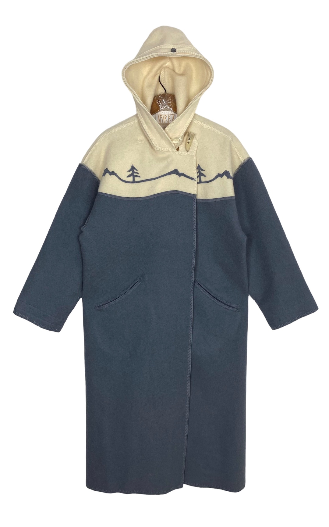 Vintage Lundstrom Laparka Canada Art to Wear Wool Coat Hooded Made in ...