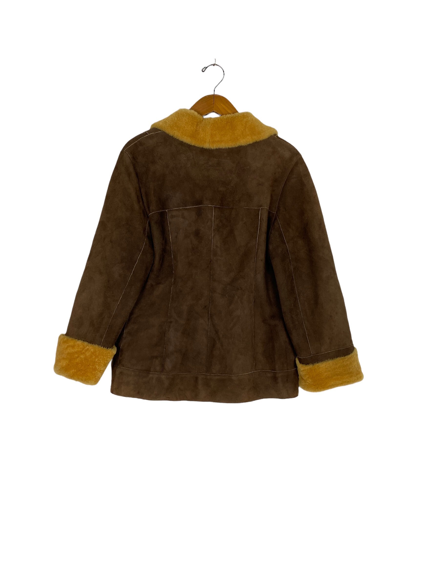 Vintage Ottimo Braccio Shearling Jacket Made in Italy - Etsy
