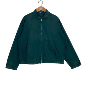 Vintage Polo Ralph Lauren Harrington Jacket Made in Usa Mens Medium Size Rare Etsy