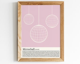 Disco Balls Poster - Etsy