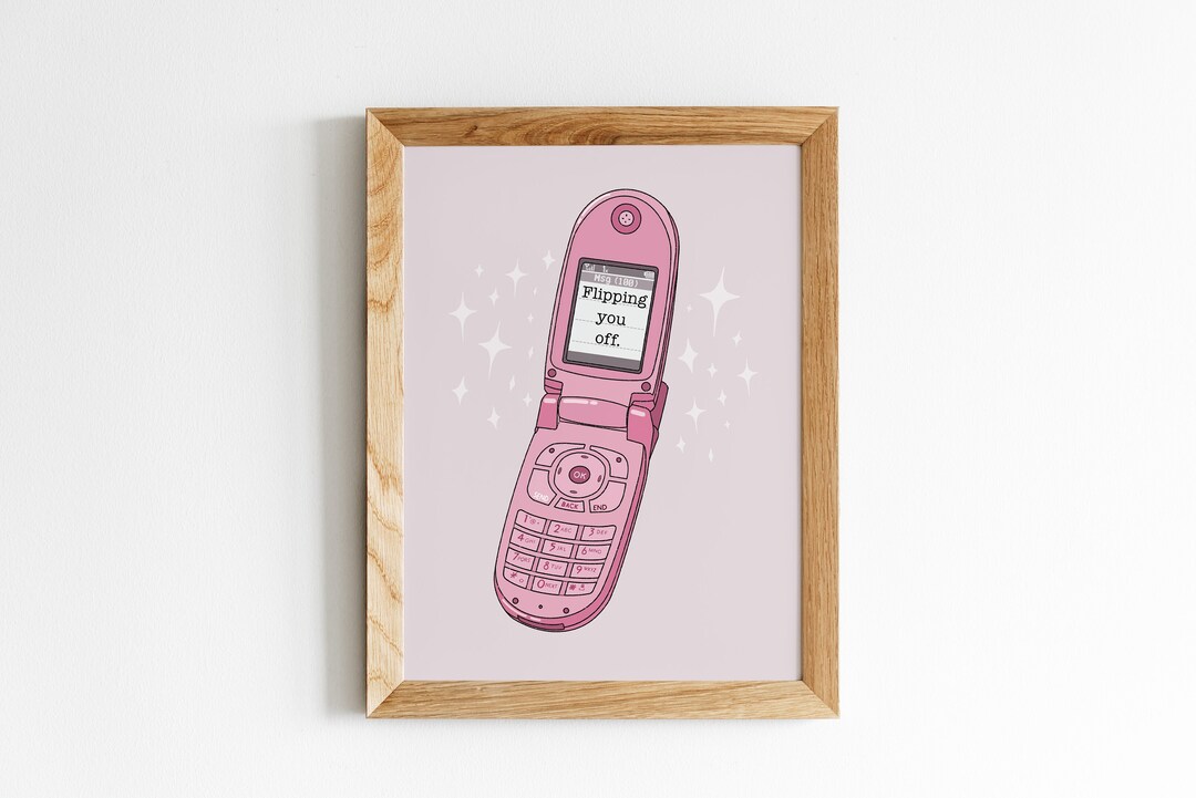 Printable flipping You Off Vintage Flip Phone - Etsy