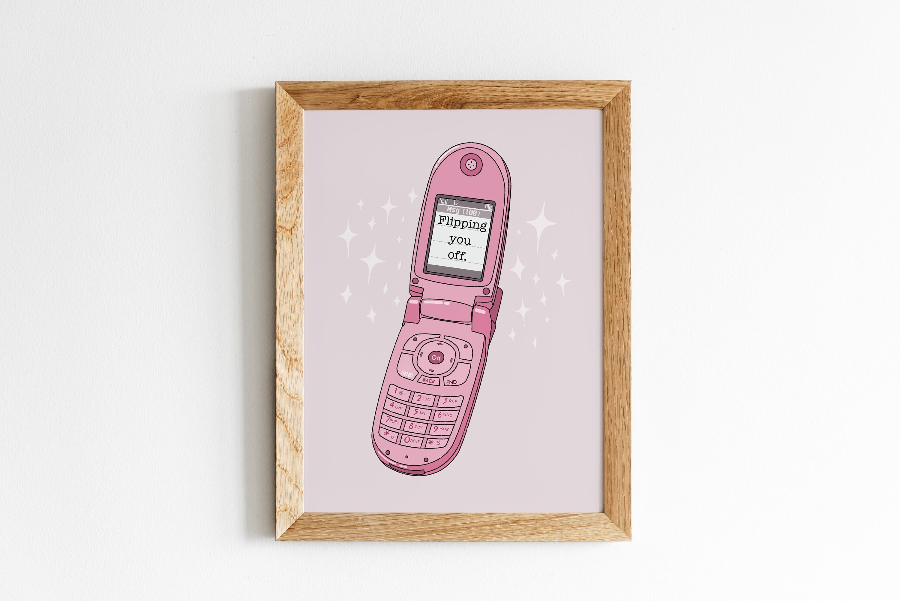 Printable flipping You Off Vintage Flip Phone - Etsy
