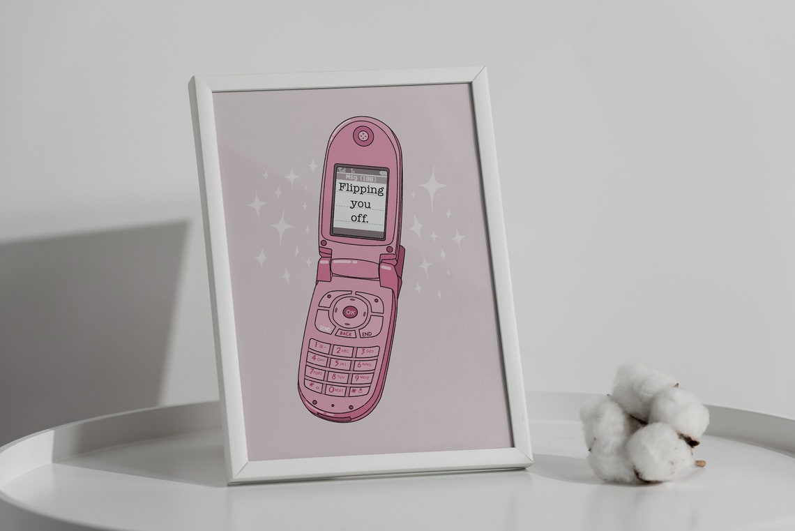 Printable flipping You Off Vintage Flip Phone - Etsy