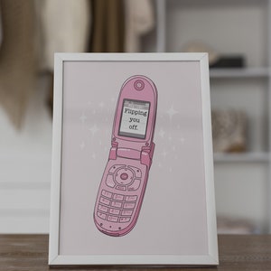 Printable flipping You Off Vintage Flip Phone - Etsy