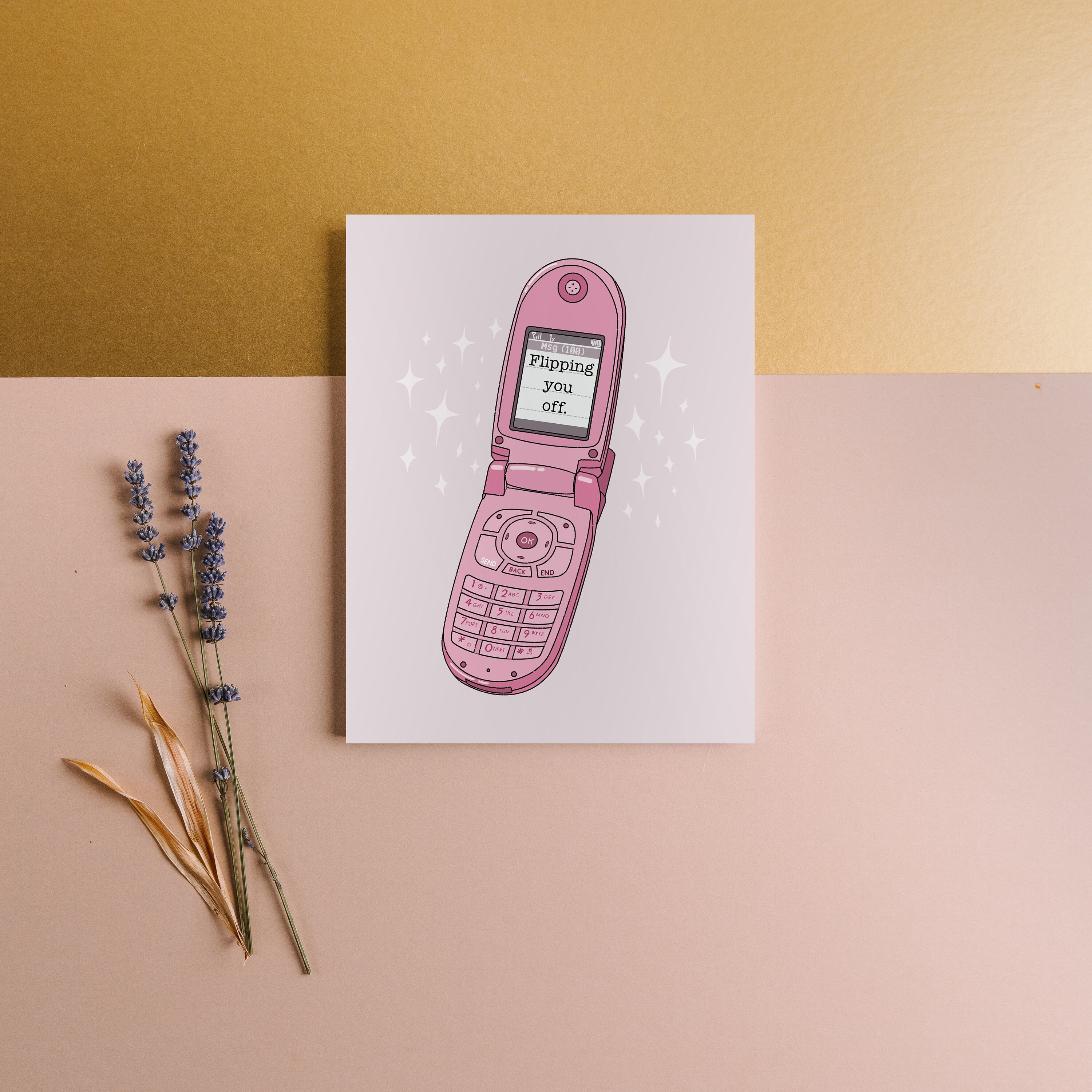 Printable flipping You Off Vintage Flip Phone - Etsy