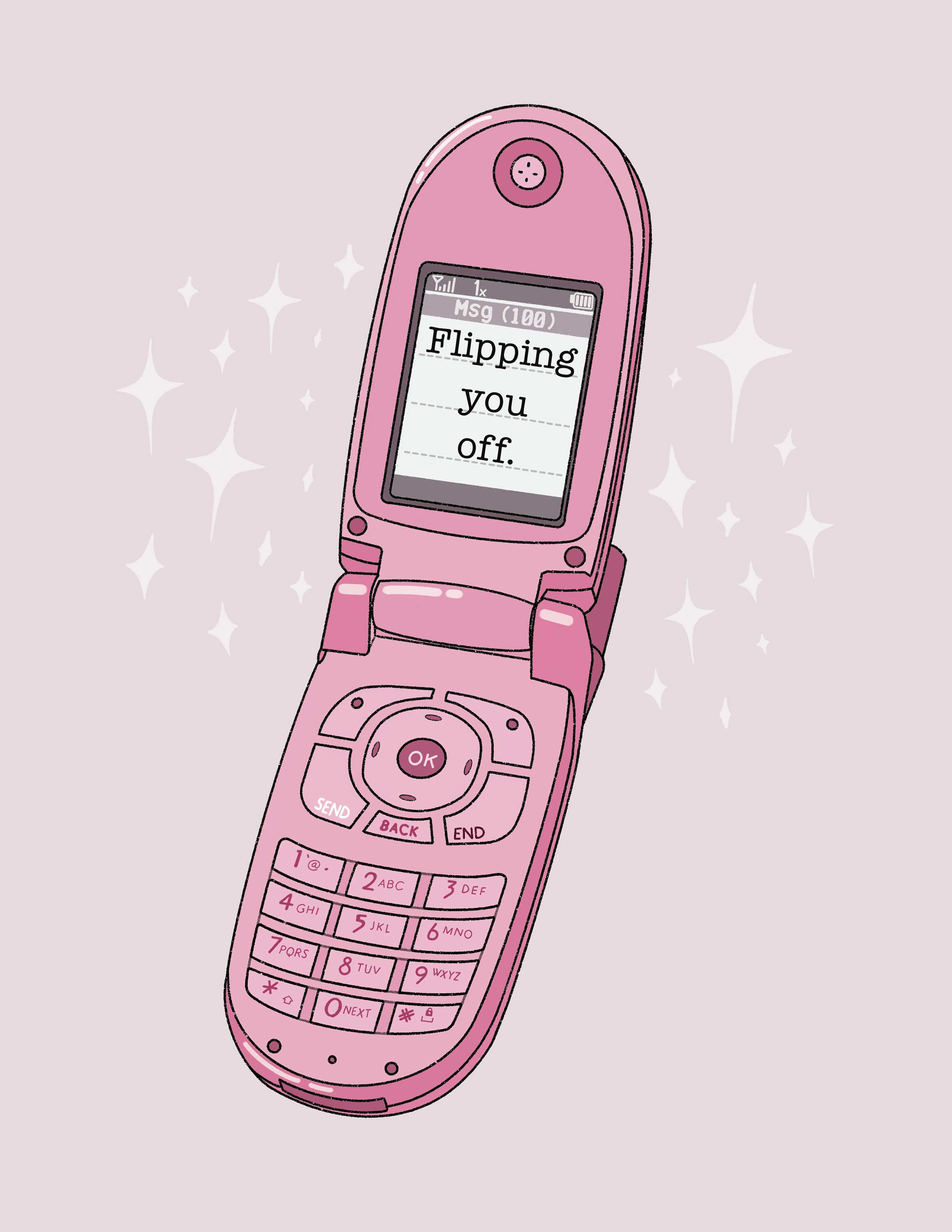 Printable flipping You Off Vintage Flip Phone - Etsy