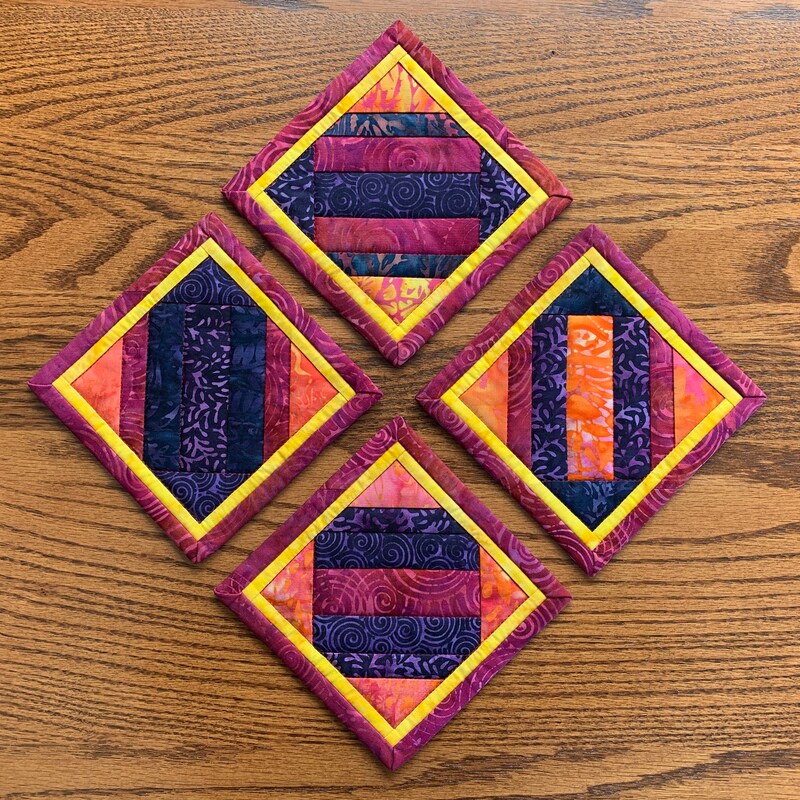 Quilted Coasters - Etsy