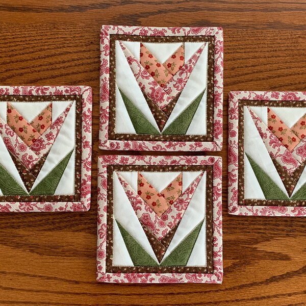 Floral Mug Rug - Etsy