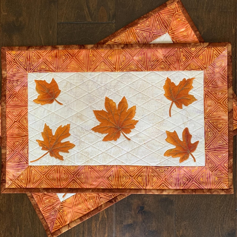 Fall Leaf Placemats - Etsy