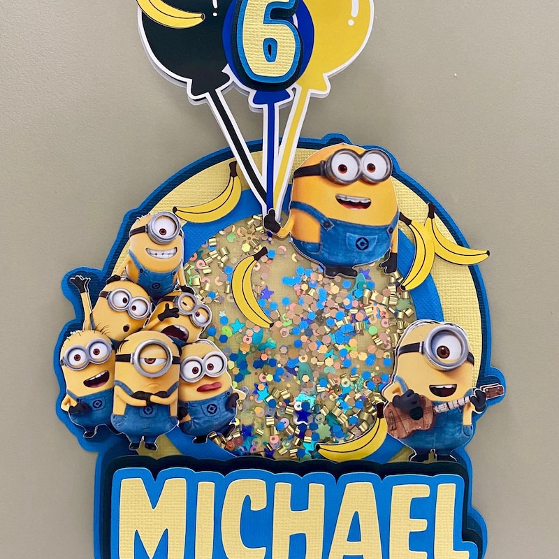 Minion Cake Topper - Etsy