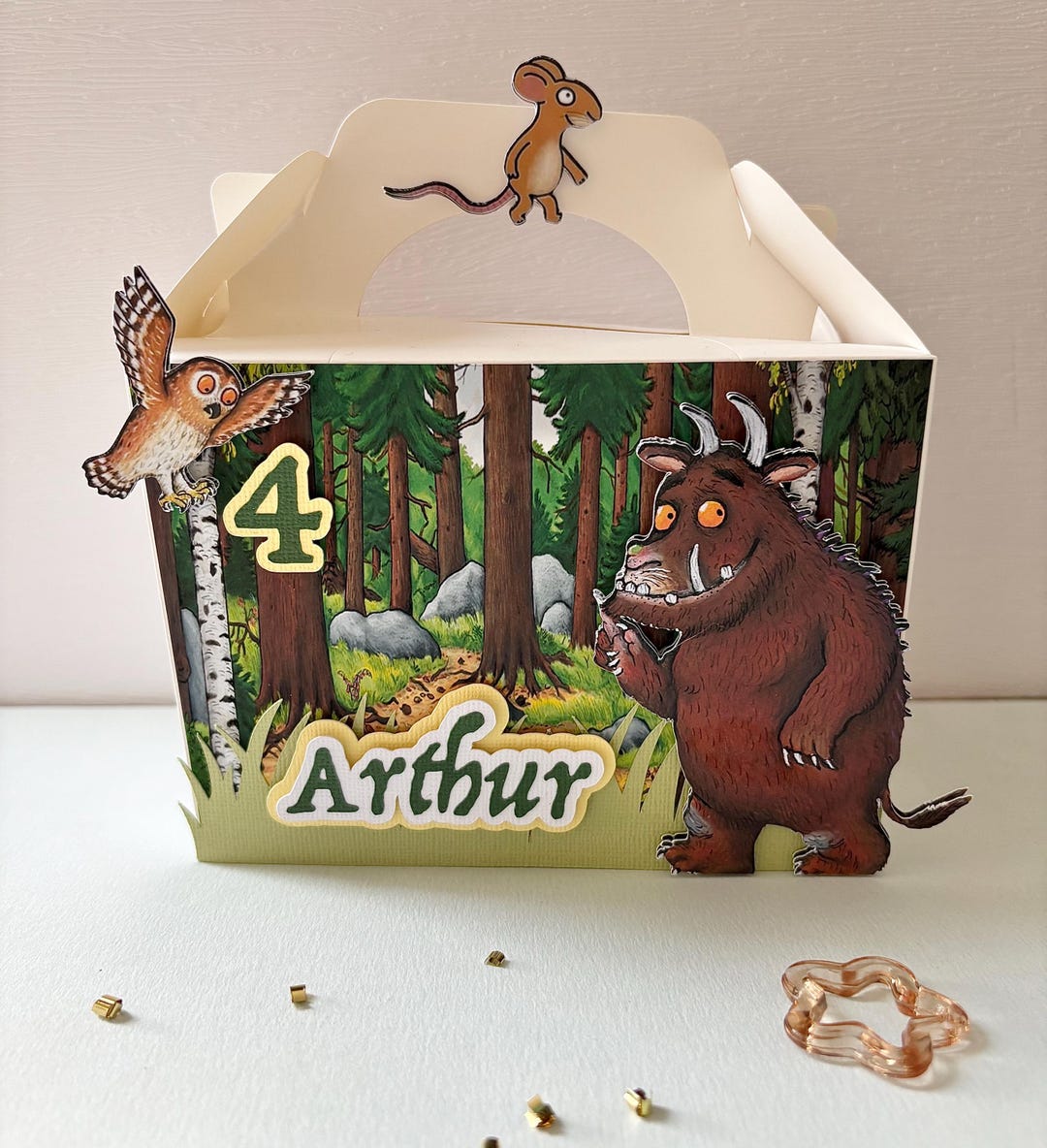 Gruffalo Personalise Party Box, Gruffalo Theme Box, Gruffalo Gable Box ...