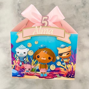 Octonauts Personalise Party Box, Blue Octonauts Box, Pink Octonauts Box ...