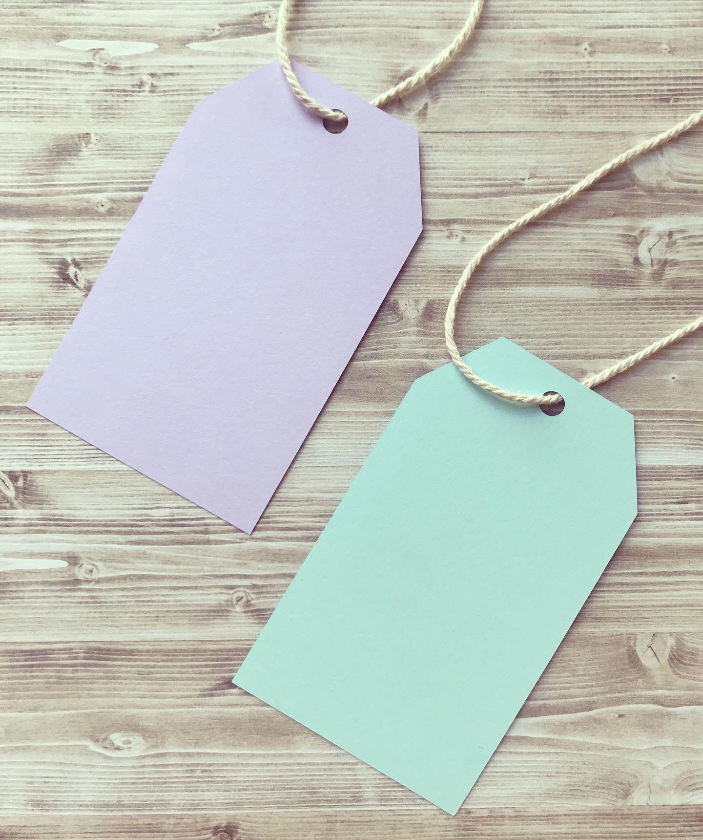 Blank Pastel Gift Tags, Mix Tags, Labels Pack of 12 - Etsy