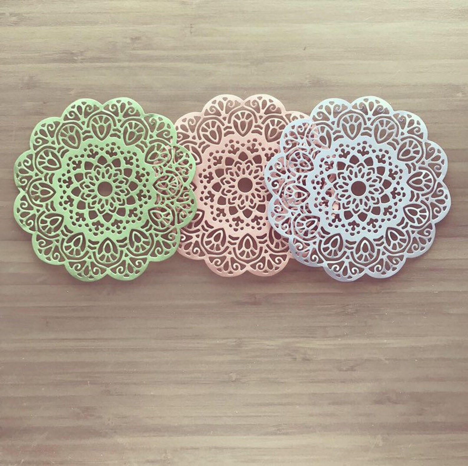 Warm Spring Paper Lace Doilies - Etsy
