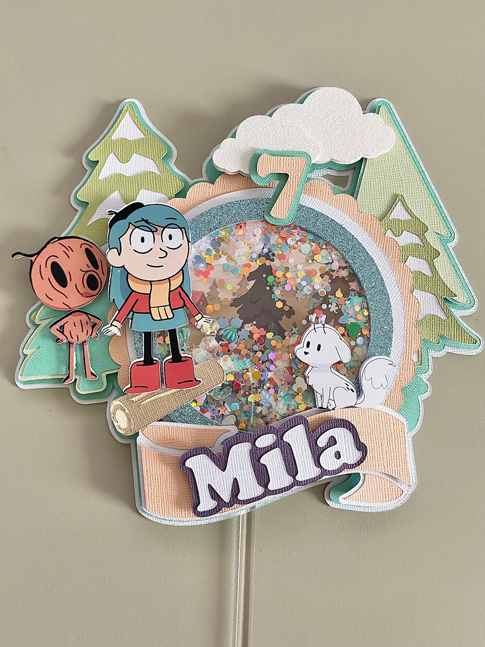 Personalised Hilda Cake Topper, Customised Hilda Cake Topper, Hilda ...