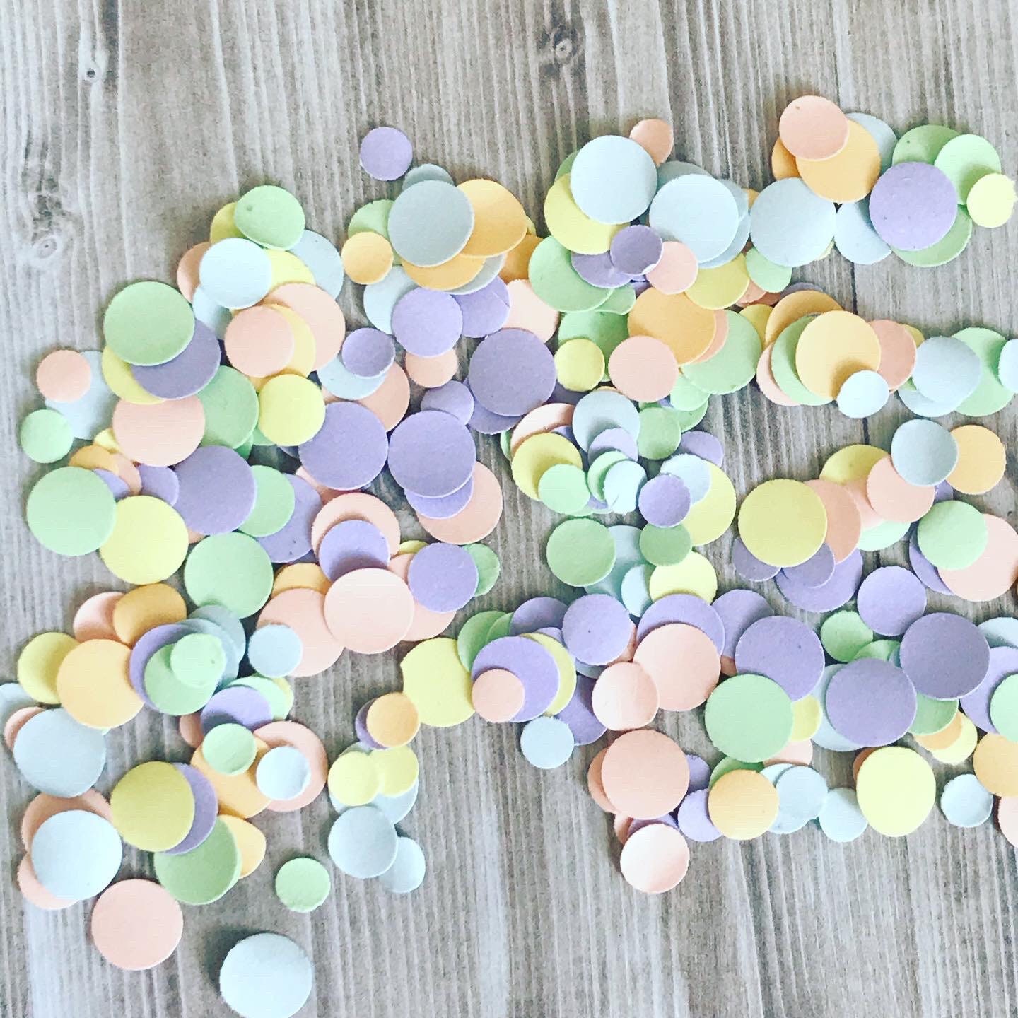 Pastel Confetti Decoration | Etsy