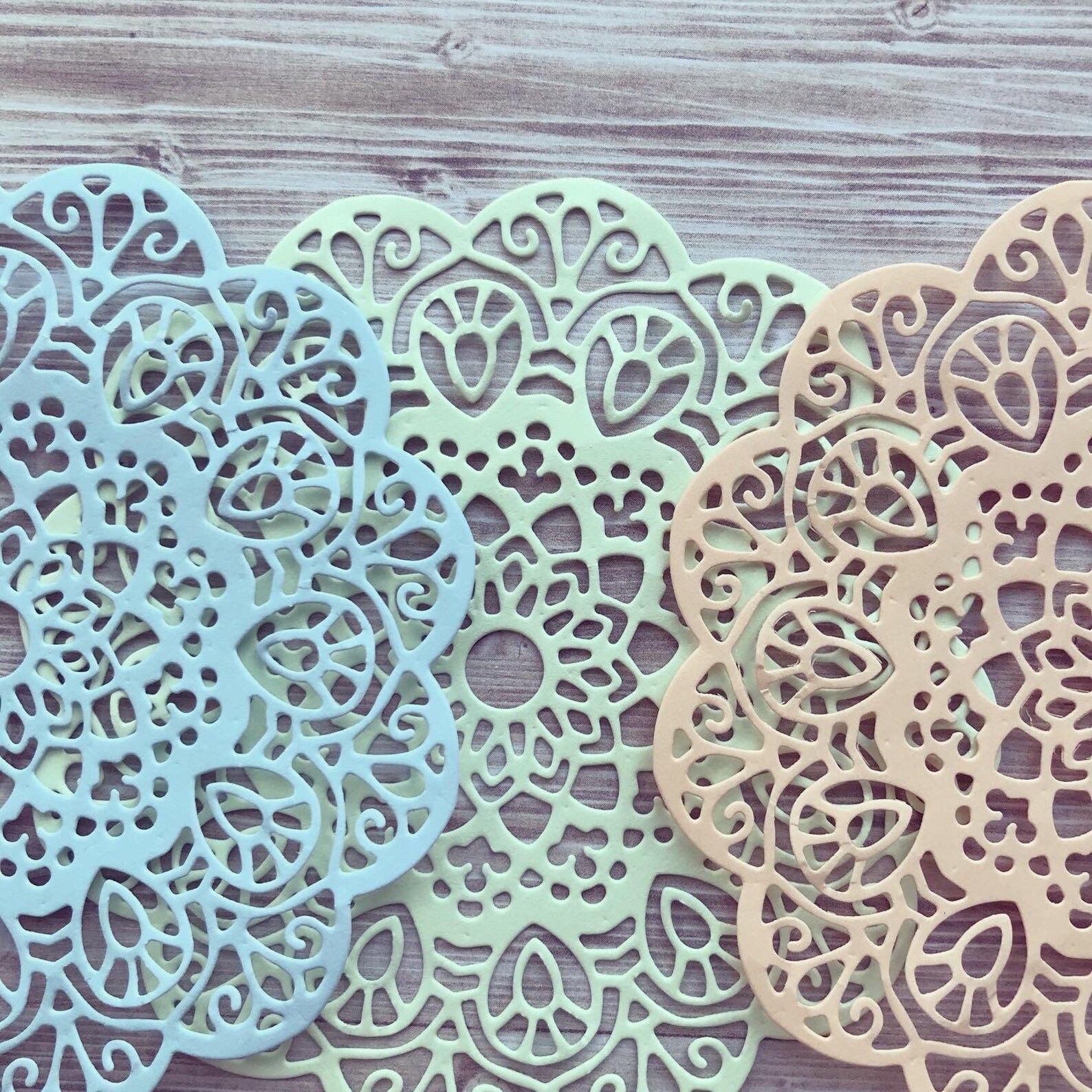 Pastel Paper Lace Doilies - Etsy
