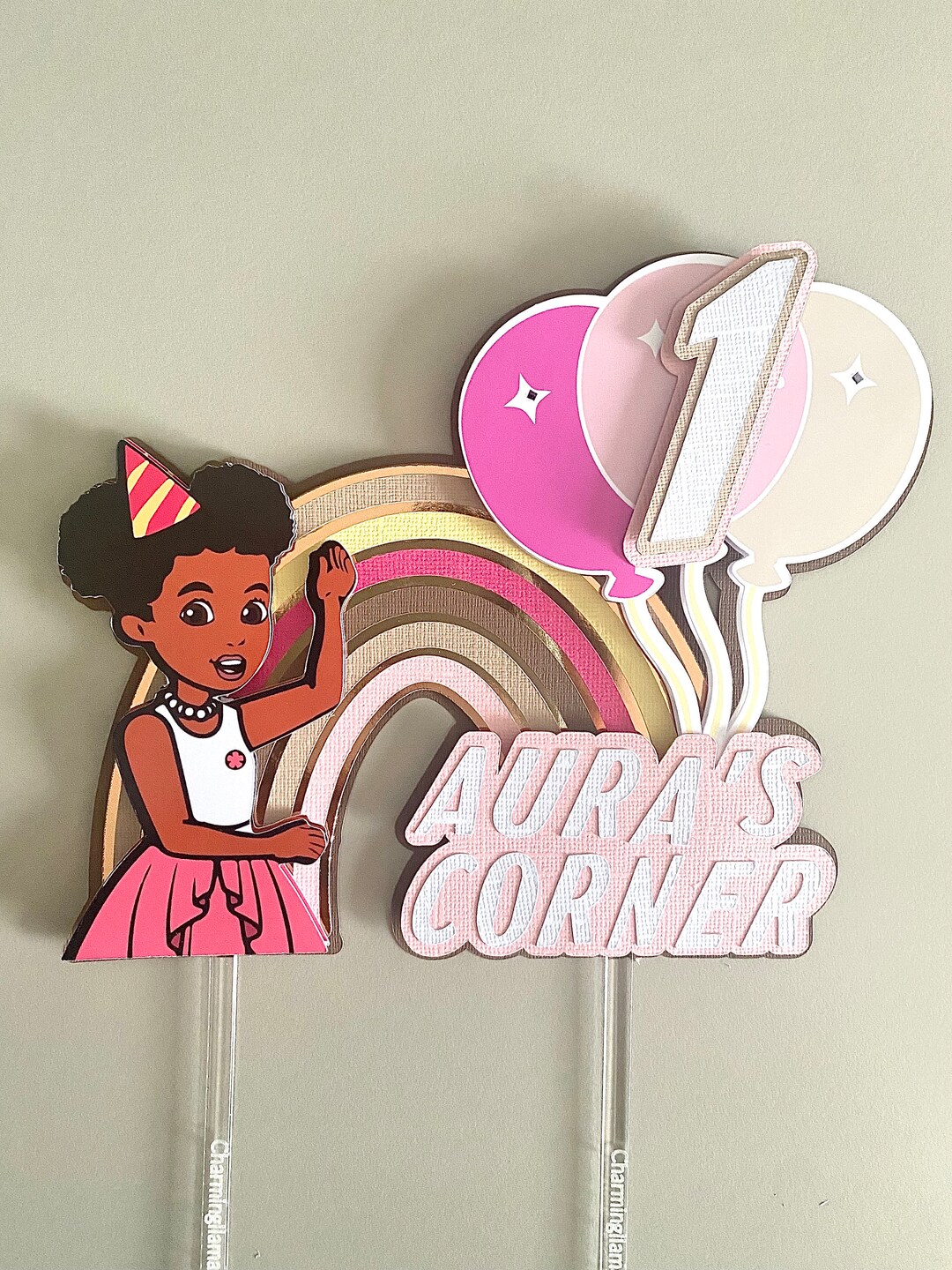 Personalised Gracie’s Corner Cake Topper, Customised Gracie’s Cake ...