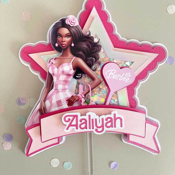 Barbie Cake Topper - Etsy