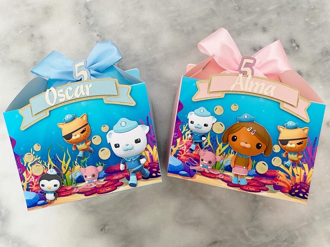 Octonauts Personalise Party Box, Blue Octonauts Box, Pink Octonauts Box ...