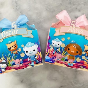 Octonauts Personalise Party Box, Blue Octonauts Box, Pink Octonauts Box ...
