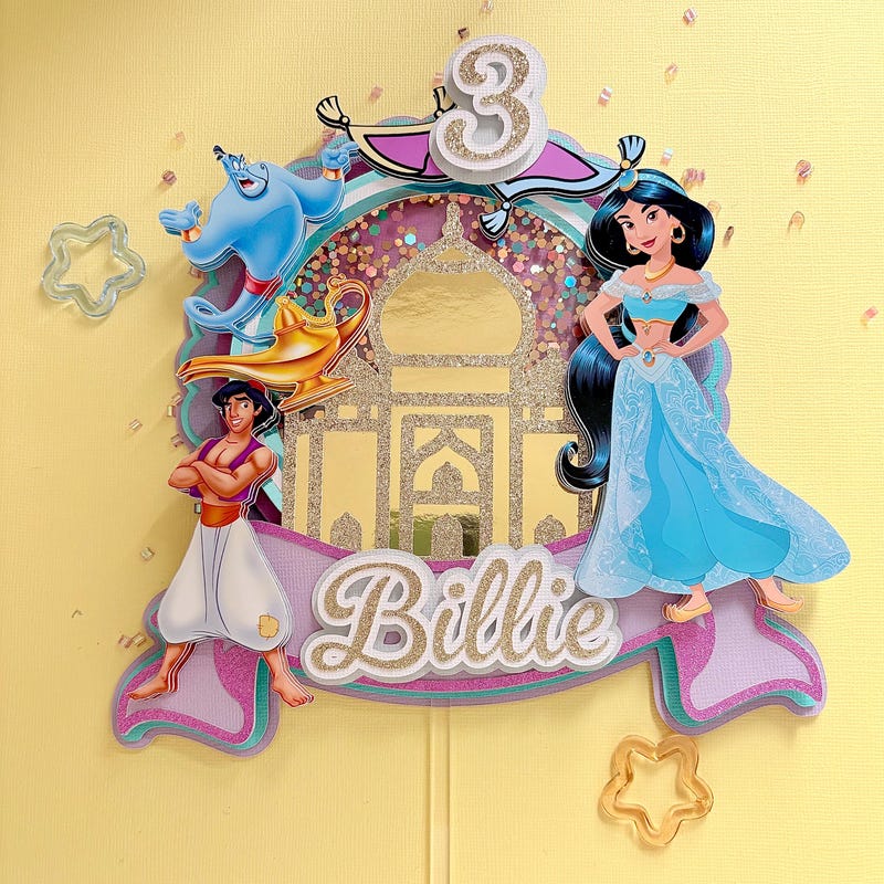 Jasmine Cake Topper - Etsy