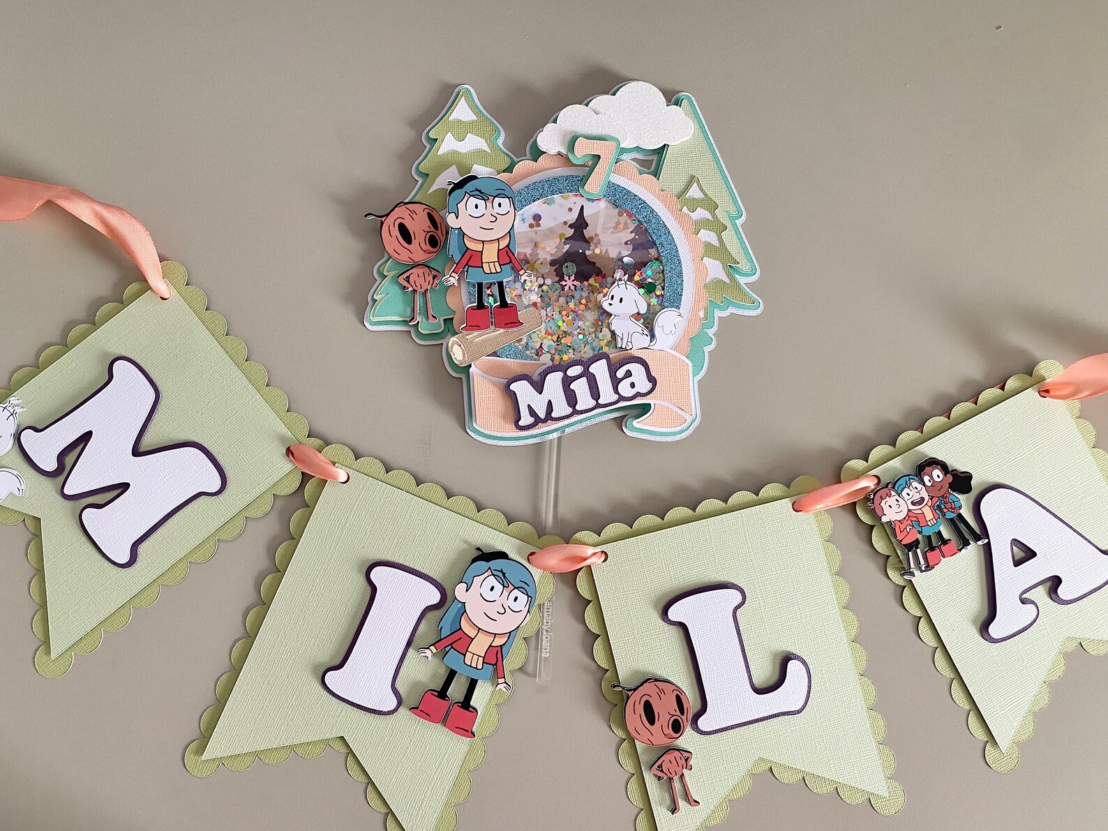 Personalised Hilda Cake Topper, Customised Hilda Cake Topper, Hilda ...