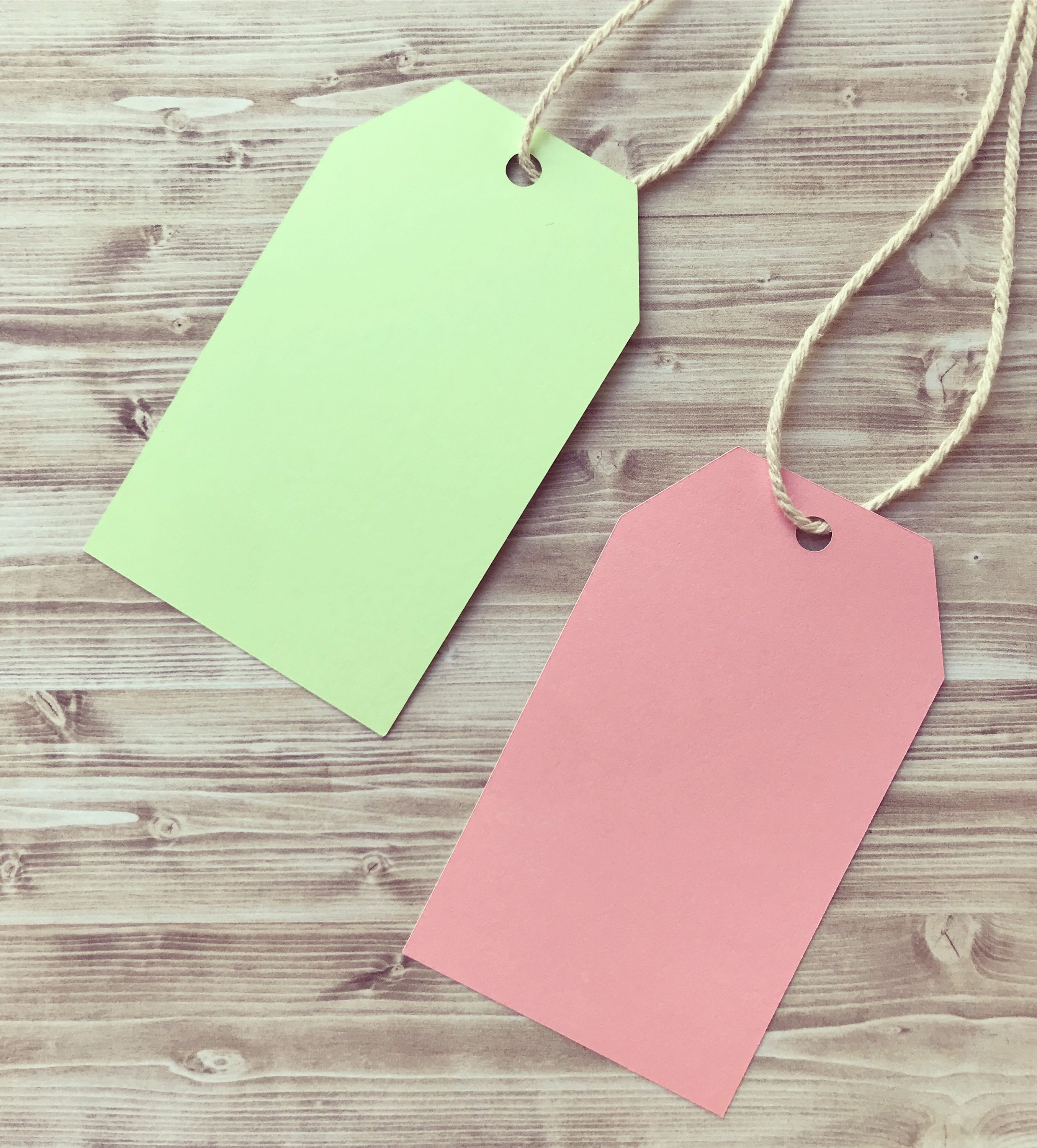 Blank Pastel Gift Tags, Mix Tags, Labels Pack of 12 - Etsy
