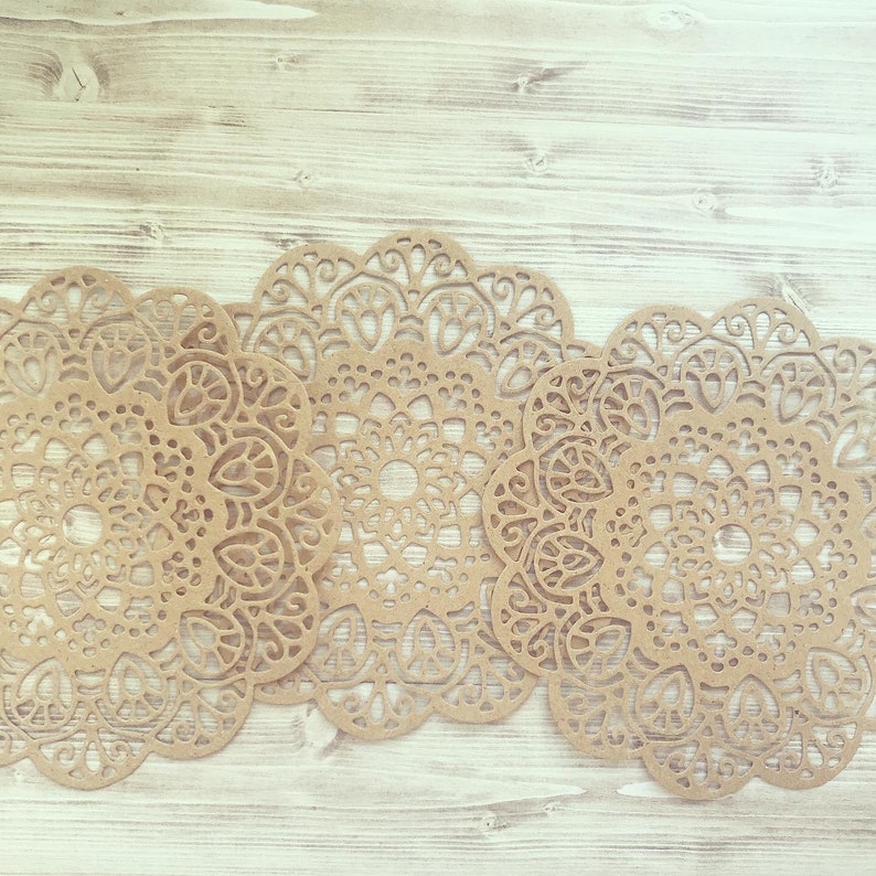 Brown Paper Lace Doilies Pack of 12 - Etsy