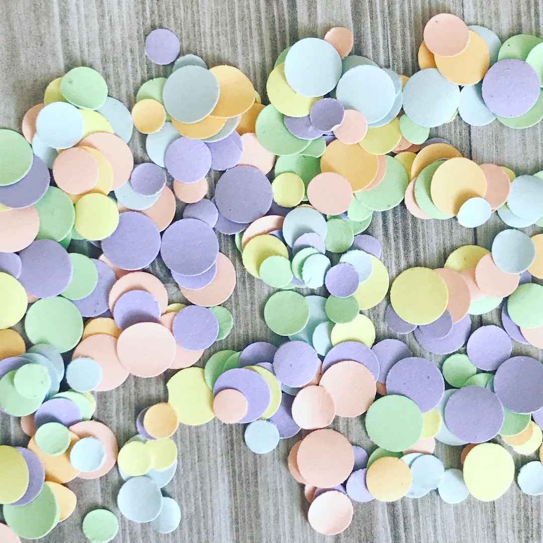 Pastel Confetti Decoration - Etsy