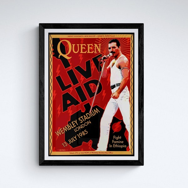 Queen Band Poster - Etsy