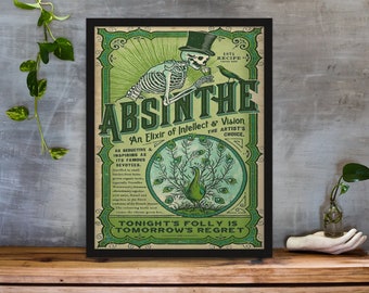 Absinthe Label - Etsy